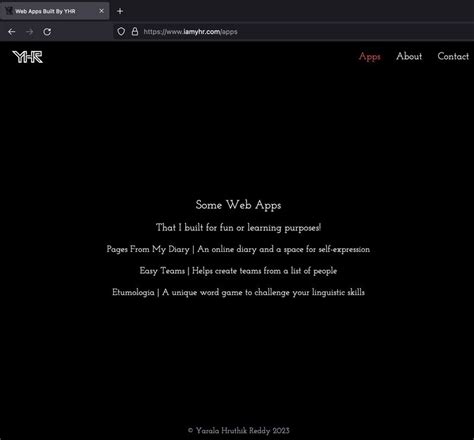 Hruthik Reddy On Linkedin Webapps Portfolio Javascript React Svelte