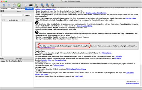 Where Do You Change Edge And Pattern Line Defaults General Q A ChiefTalk Forum