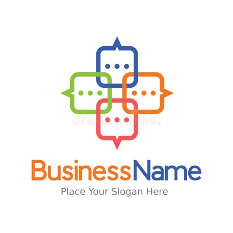 Chat Or Comment Vector Logo Communication Symbol Colorfull Design This Logo Is Suitable For