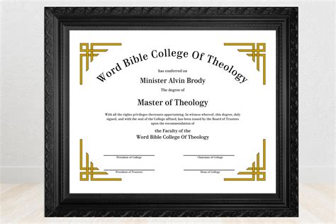 Printable Phd Certificate