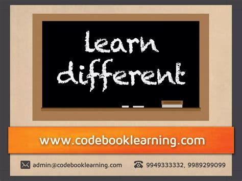 Codebook Learn Different Ppt