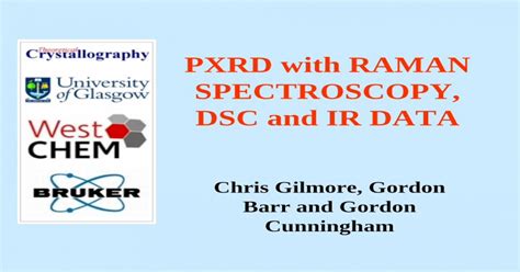 Pdf Pxrd With Raman Spectroscopy Dsc And Ir Ppxrd09
