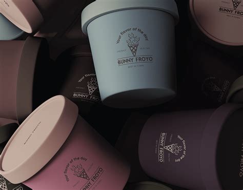 Bunny Froyo Brand Identiy On Behance