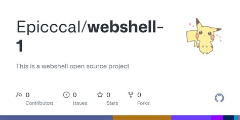 GitHub Epicccal Webshell This Is A Webshell Open Source Project