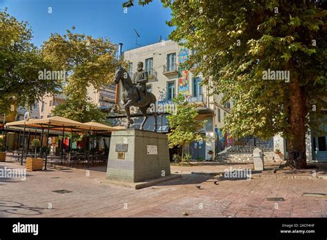 Statue Of Athanasios Klaras Better Known Aris Velouchiotis Was The Most Prominent Leader And