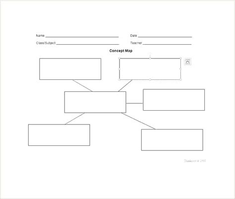 Concept Map Microsoft Word Concept Map Concept Map Template Templates