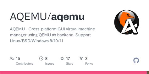 Github Aqemuaqemu Aqemu Cross Platform Gui Virtual Machine Manager Using Qemu As Backend