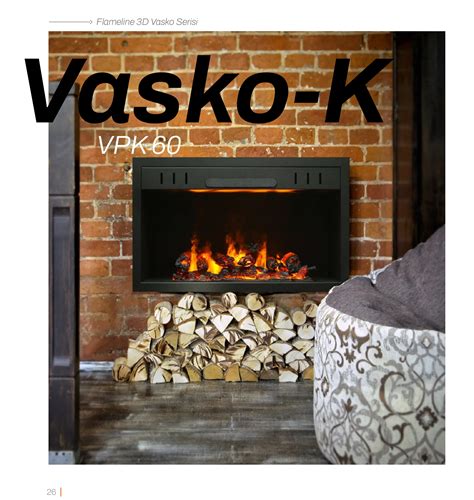 Vasko K Vpk 60 Elektrikli Şömine Evvila Dekor Ev Dekorasyon Ürünleri