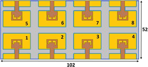 Structure Of Eight Element MIMO Antenna Download Scientific Diagram