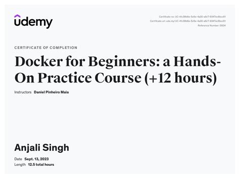 Anjali Singh On Linkedin Udemy Course Completion Certificate