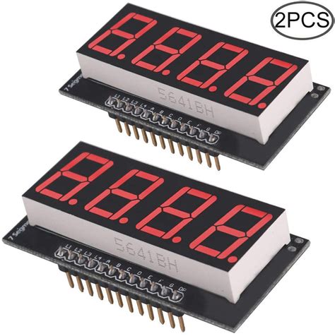 Arduino Led Display 4 Digit 7 Segment Module Makerfocus