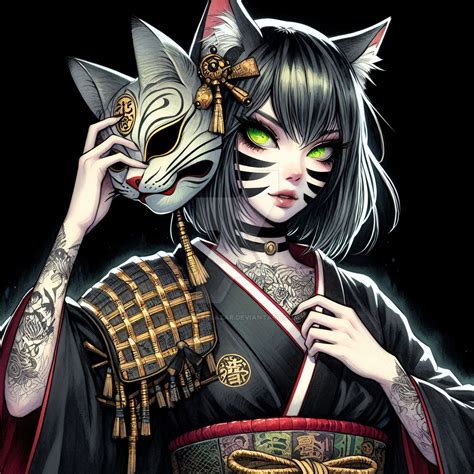 Japanese Neko Girl 14 By Punkerlazar On Deviantart
