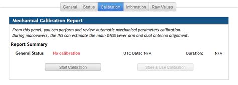 Lever Arms Calibration Procedure