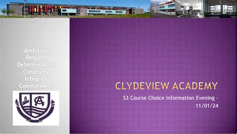 Pathways Options Clydeview Academy Gourock