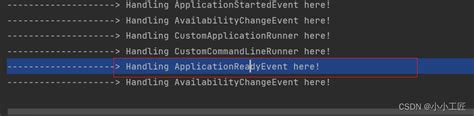Spring Boot Application Events 的发布顺序applicationreadyevent Csdn博客