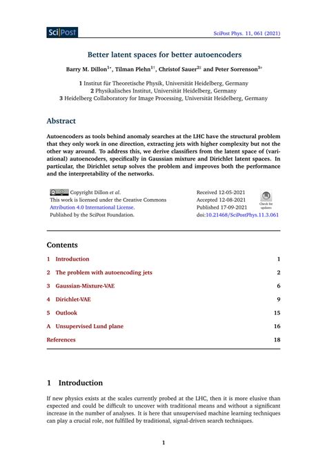 pdf better latent spaces for better autoencoders