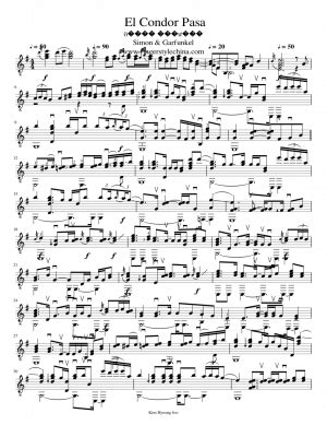 Free Sheet Music El Condor Pasa By Kotaro Oshio Play And Download