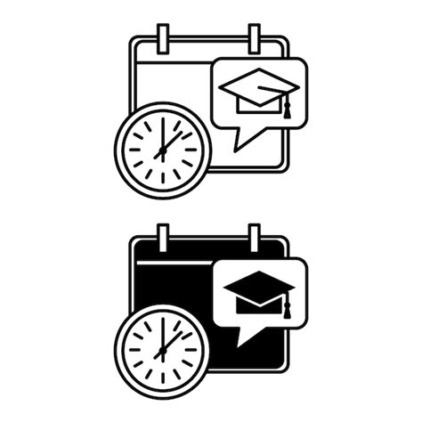 Premium Vector Timetable Icons