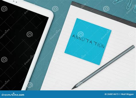 Inspiration Showing Sign Annotation Business Showcase Note Added By Way Of Comment Or