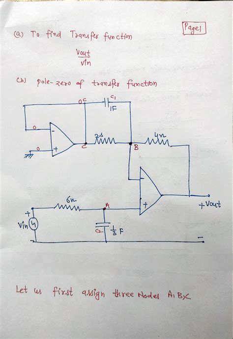 Solved For Part B The Has Two Poles Repeated And No Zeros Problem