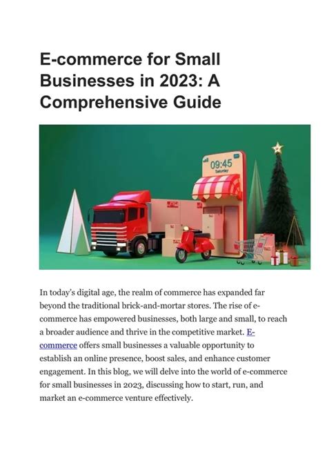 Ppt How To Start An E Commerce Business In 2023 A Comprehensive