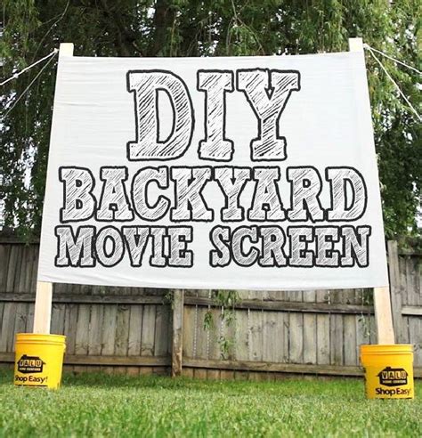 Homemade DIY Projector Screen Ideas Homemade DIY Projector Screen Ideas