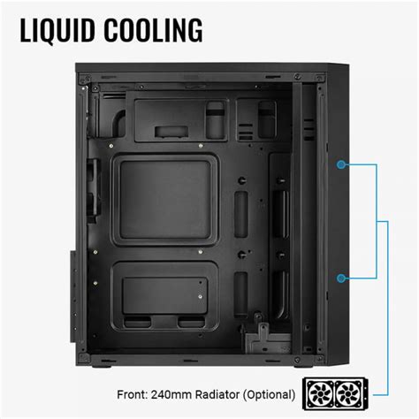 Case (เคสคอมพิวเตอร์) AeroCool CS-1103 Black