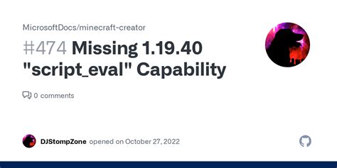 Missing 11940 Scripteval Capability · Issue 474 · Microsoftdocs