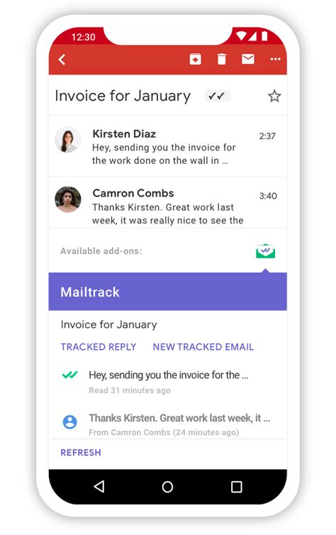 Email Tracking History On Your Mobile Phone MailTrack Support Help Center