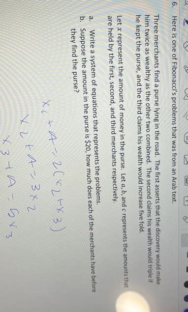 Solved Here Is One Of Fibonacci S Problems That Was From An