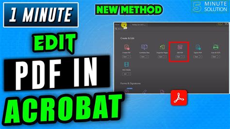 How To Edit Pdf File In Adobe Acrobat 2024 Edit PDF File Free YouTube