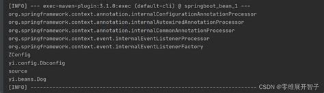 Springboot原理——bean花式装配——day01springboot Beans 标签 Csdn博客