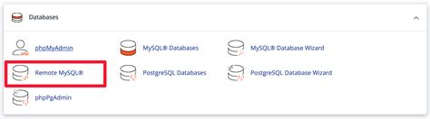 Работа с базой данных mysql в cpanel hostpro wiki