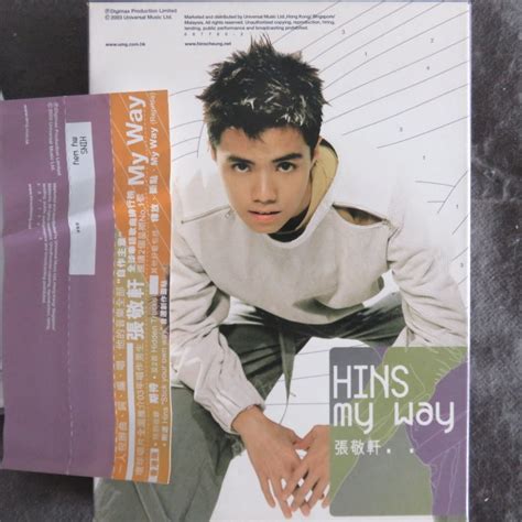 首版 張敬軒 Hins 首張專輯 My Way Cd 03年 舊版 紙套 側帶 貼紙付 興趣及遊戲 音樂、樂器 And 配件 音樂與媒體 Cd 及 Dvd