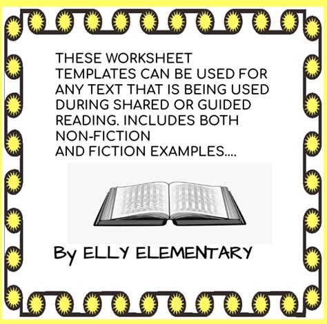 TEXT SUMMARIZING WORKSHEET TEMPLATES FICTION NON FICTION Made By Teachers