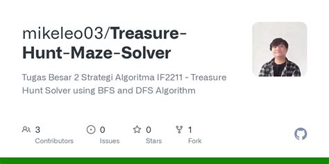Github Mikeleo03treasure Hunt Maze Solver Tugas Besar 2 Strategi