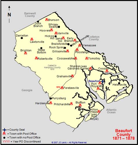 Beaufort County Sc 1871 To 1878