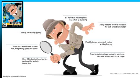 All Stars Inspector Cartoon Animator Actor Reallusion Content Store