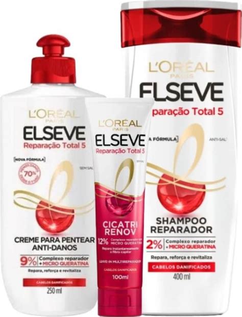 Kit Elseve Loréal Reparacao Total 5 3 Produtos