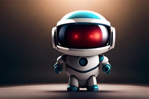 Interactive Robot Toy Cute Robotic Premium Ai Generated Image