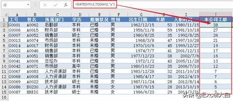 Excel怎么学 逻辑函数的日常 考勤与工龄工资的自动统计 正数办公