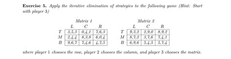 Solved Exercise 5 ﻿apply The Iterative Elimination Of