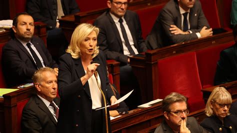 Budget Le Rn Votera La Motion De Censure De La Nupes Annonce Marine