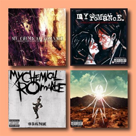 My Chemical Romance Inspired Vinyl Album Cover On Sintra Board Photo