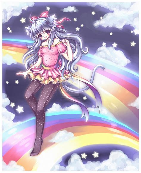 Nyan Cat By Midna01 On Deviantart Nyan Cat Cat Wallpaper Animated