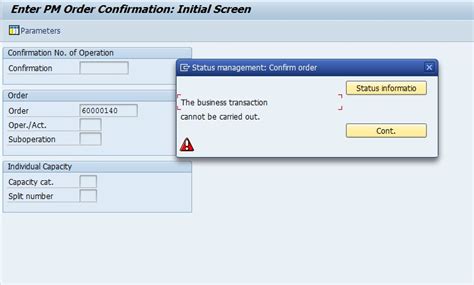 Order Confirmation Restriction Upon Teco Of Pm Ord Sap Community
