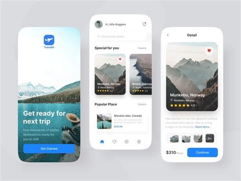 Travel App Ui Design Mobile App Design Inspiration Travel App App Design