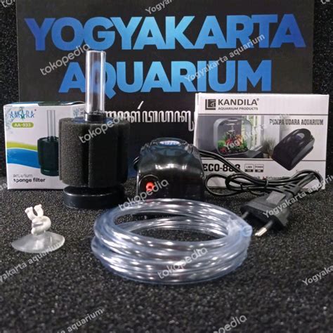 Jual Paket Lengkap Sponge Filter Aerator Komplit Shopee Indonesia