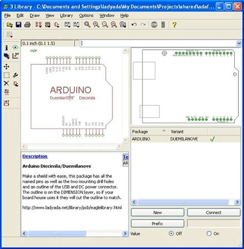 Arduino Package For Eagle Make