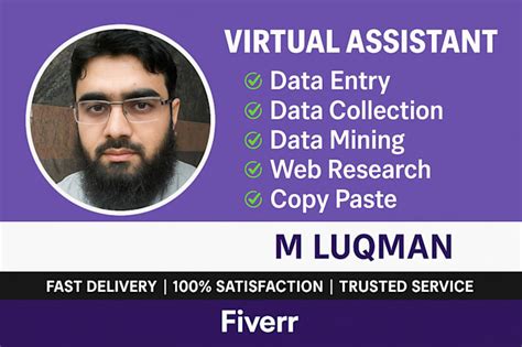 Do Data Entry Web Research And Excel Data Input By Mluqmandataent Fiverr
